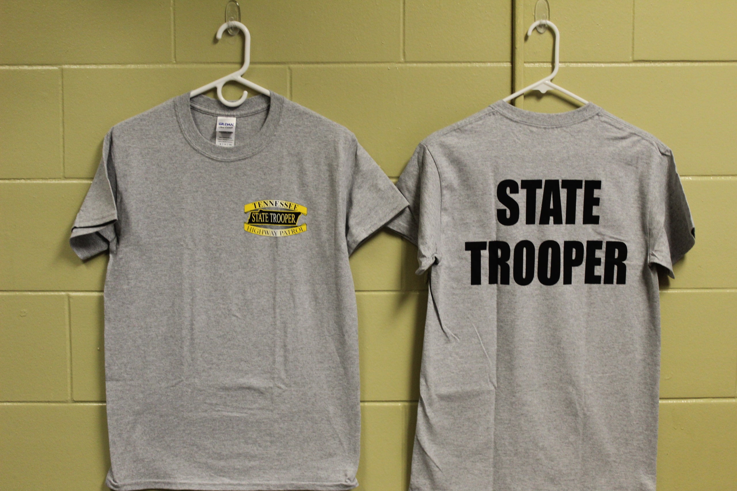 T-Shirt Tie-Tac w/State Trooper-Gray | TSTA Store