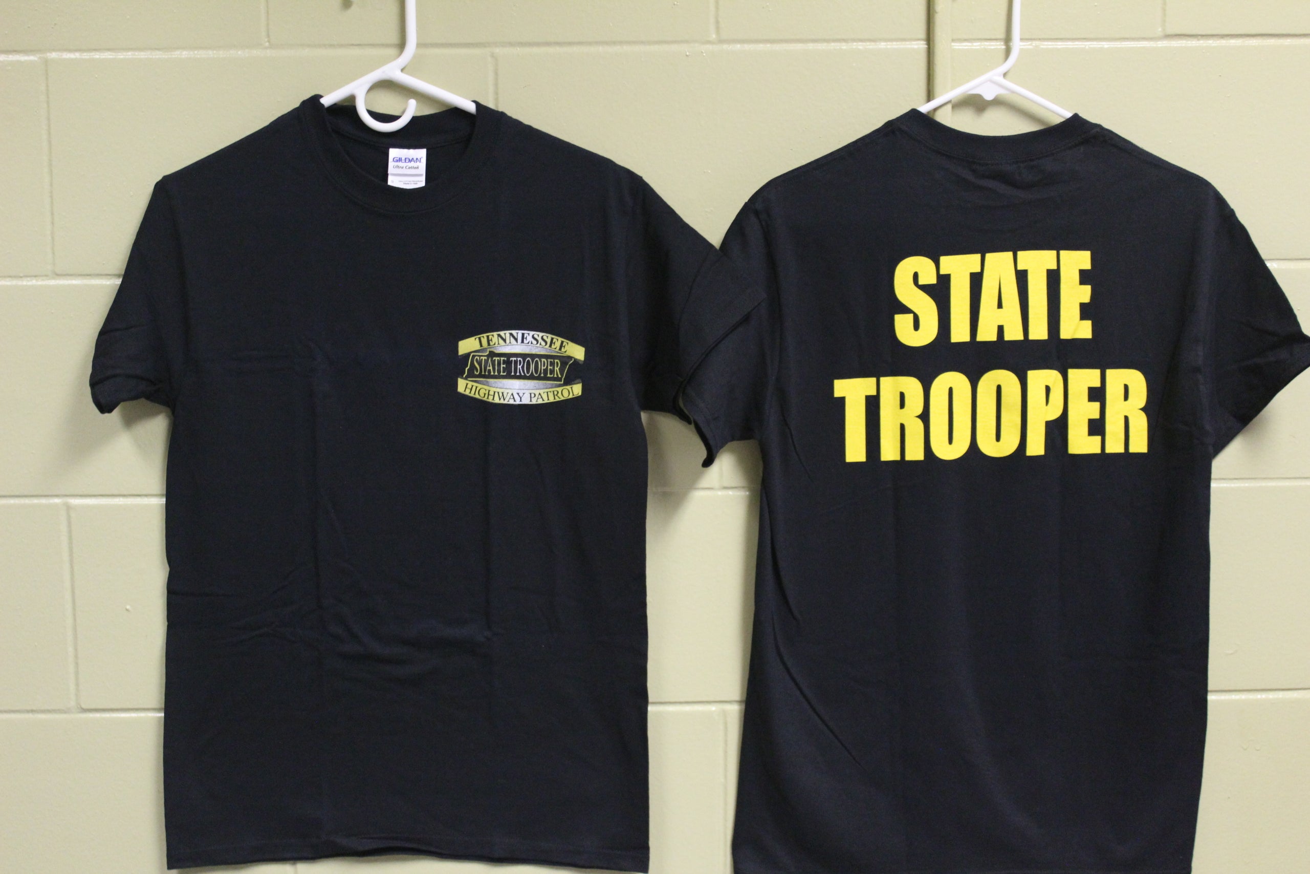 T-Shirt Tie-Tac w/State Trooper-Black | TSTA Store